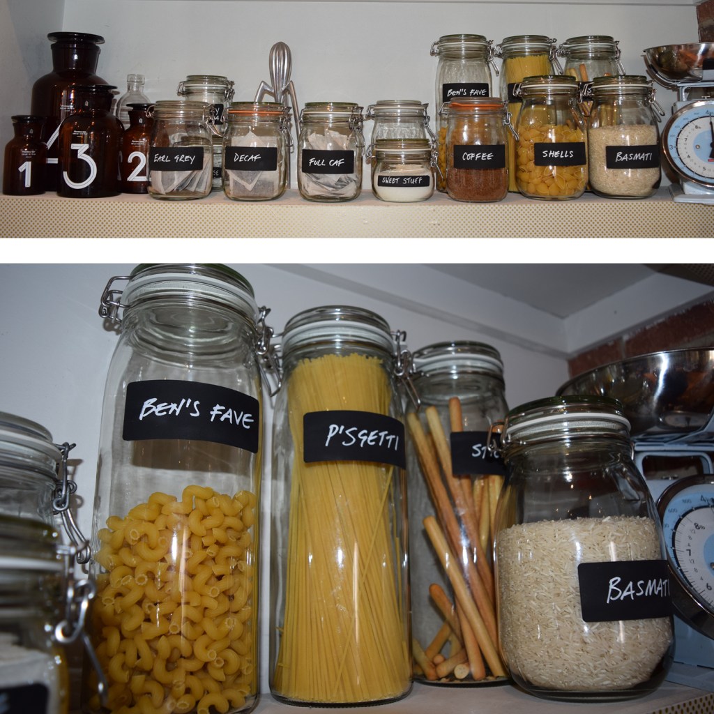 Chalkboard storage labels – All round creative junkie